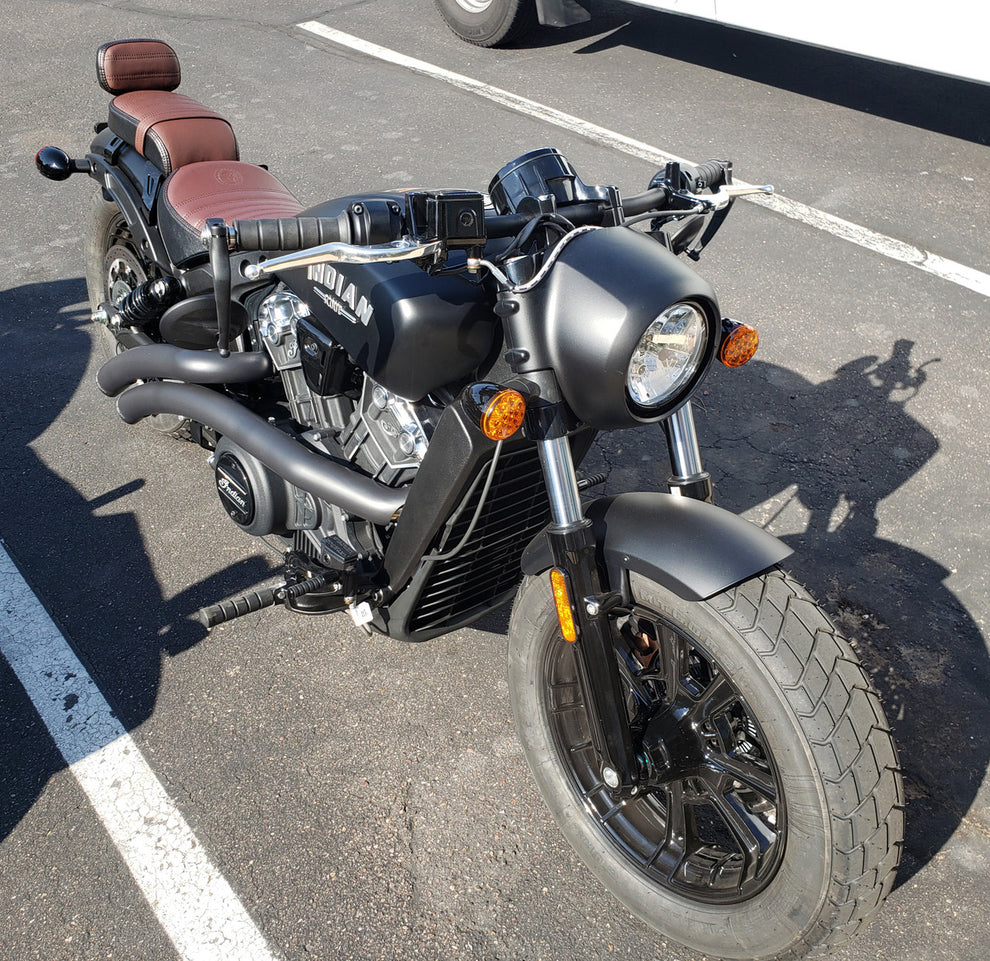 Zero Drag Bar - MATTE BLACK - Indian Scout/Scout Bobber/Scout Rogue ...