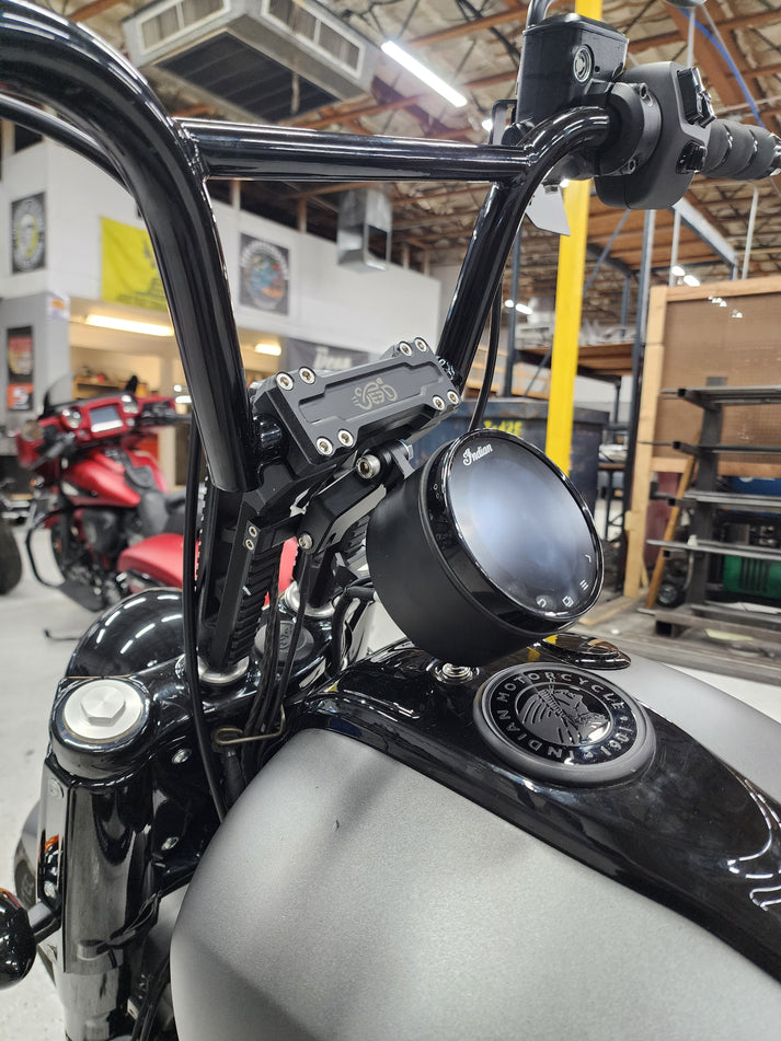 Pic Rail Riser Indian gauge mount kit – DeanSpeed